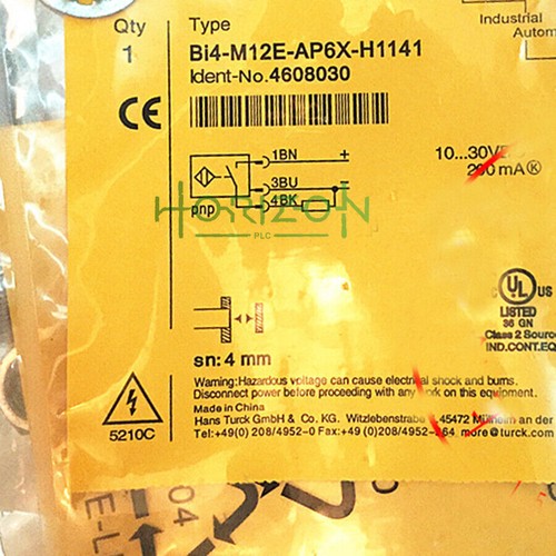 TURCK Bi4-M12E-AP6X-H1141 4608030 Inductive sensor PNP- | eBay