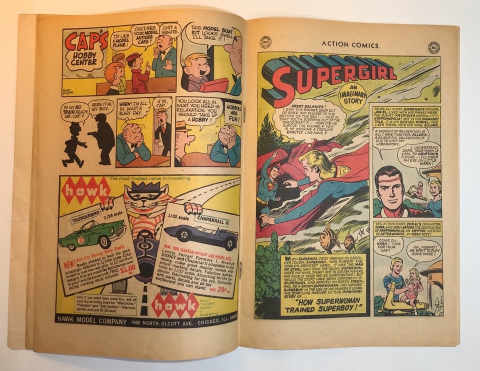 Action Comics #332 Superman DC Silver Age Supergirl Curt Swan cover pr ...