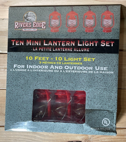 10' String Lights Set Mini LANTERNS INDOOR OUTDOOR - Rivers Edge Camp ...