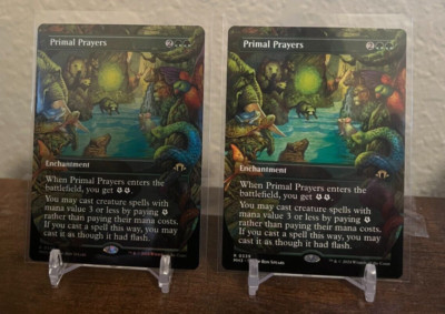 MTG - Modern Horizons 3 MH3 - Primal Prayers 0339 Borderless + Foil | eBay