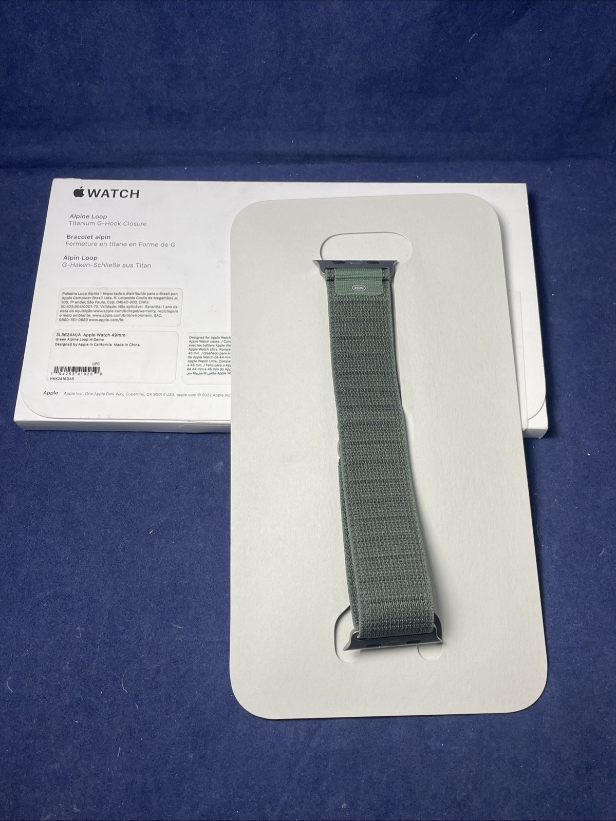 Apple Watch Band Alpine Loop (49mm) Ultra/Ultra 2 Green - Small | eBay