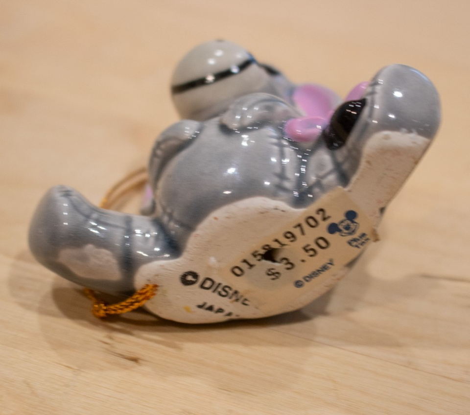 VTG Disney Winnie The Pooh Eeyore Ceramic Figurine Japan Christmas ...
