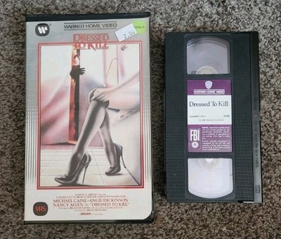Dressed To Kill VHS 1984 Michael Caine Angie Dickinson Horror Warner Clamshell | eBay