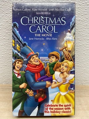 "Christmas Carol The Movie" 2001 VHS Animated Movie By Charles Dickens ...
