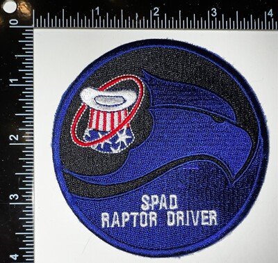 USAF US Air Force F-22 Raptor Spad Driver 94th Fighter Squadron Patch ...
