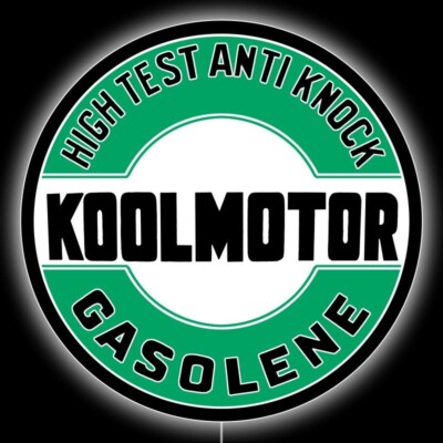 Cities Service KOOLMOTOR Gasolene, Gas LED Hanging Lighted Sign: 36 ...