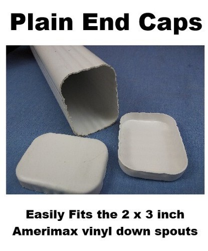 Hydroponic Windowsill Garden Downspout End Cap kits (PLAIN) Fits 2 x 3 ...