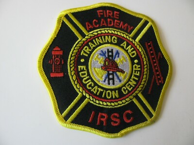 IRSC Fire Academy Training Education Center Fire Dept Patch Iron On 4 ...