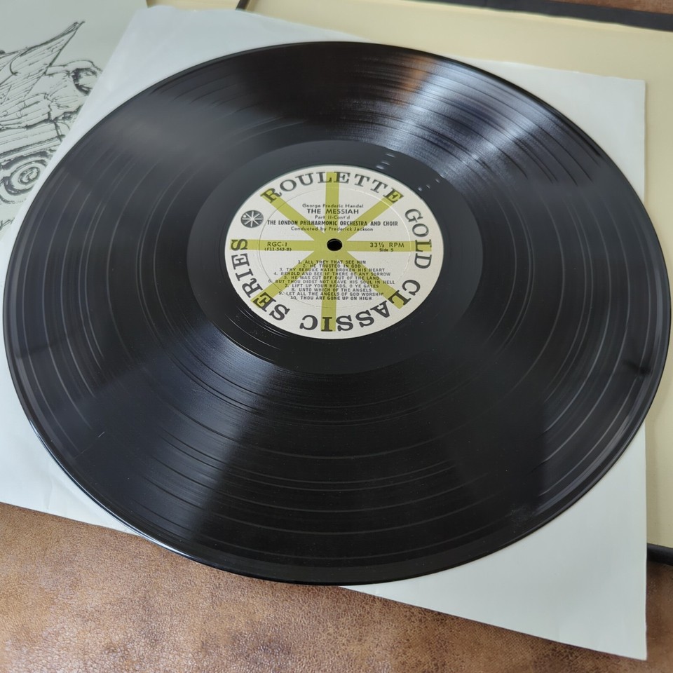 London Philharmonic Choir - Complete Recording of Handel's Messiah 4-LP ...