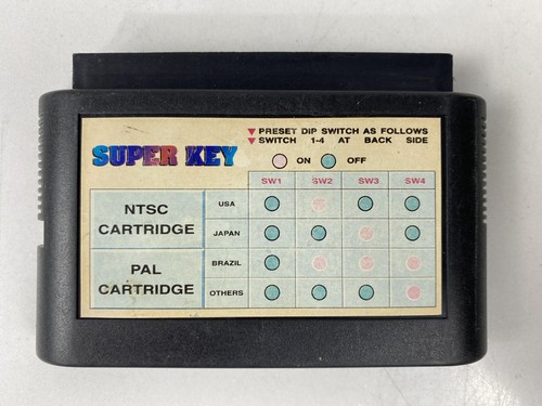 Super KEY Sega Mega Drive Genesis Game Region Free | eBay