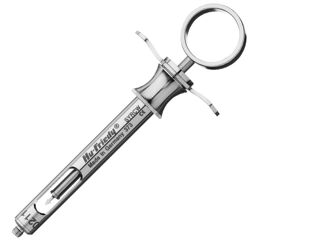 Hu-Friedy CW Style Dental Anesthetic Aspirating 1.8mL Syringe SYRCW | eBay