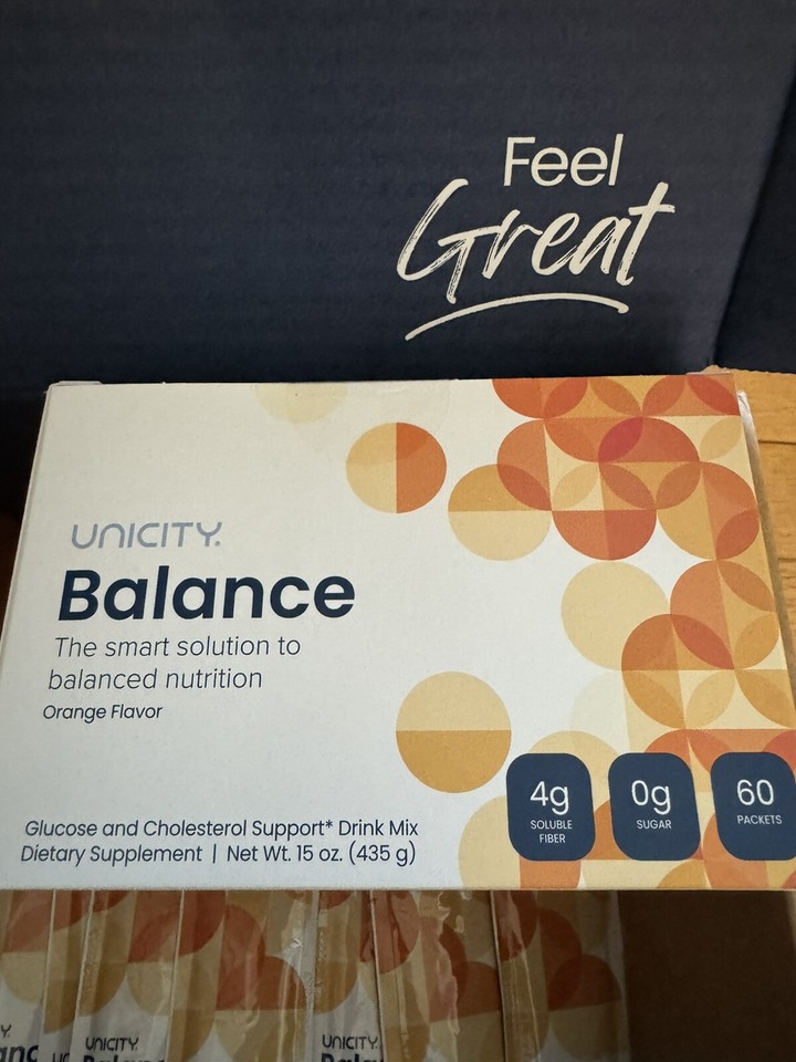 Unicity Balance - Glucose and Colesterol Support Orange Flavor 14 Pc ...