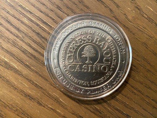 $5 Slot Token from Cypress Bayou in Charenton, LA - RWM Mint Mark | eBay