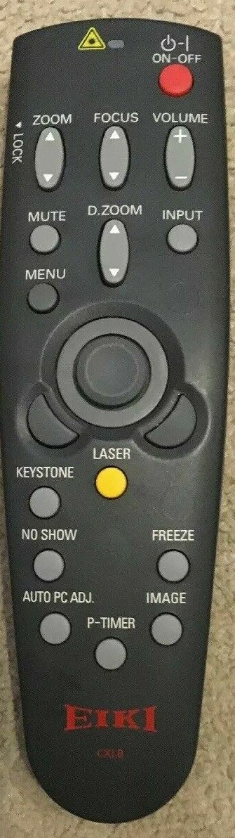 HITACHI or EIKI PROJECTOR REMOTE CONTROL Laser LCD CXPD R002 JQA R008 ...