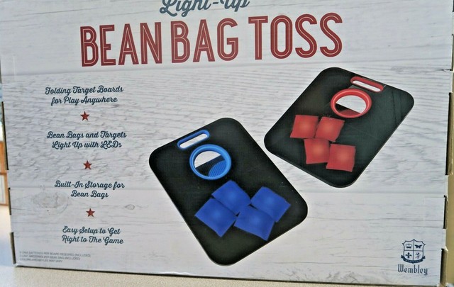 Wembley Light-Up Bean Bag Toss 10 piece ct LED lights WITH for sale ...