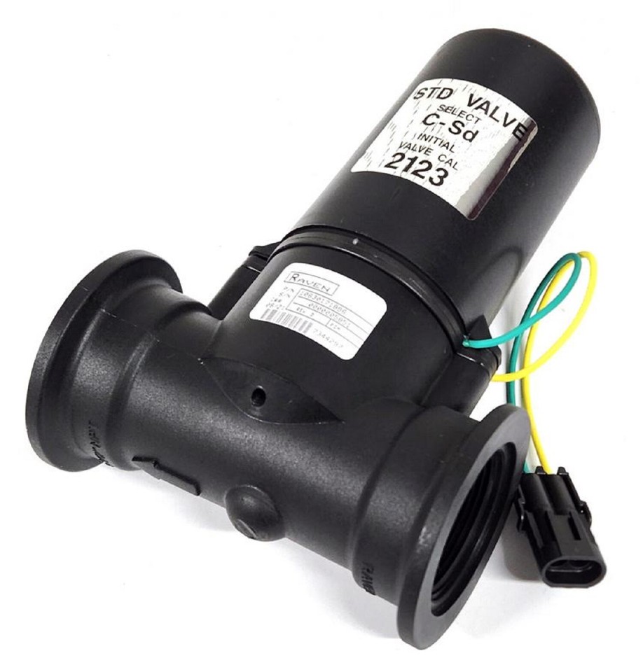 Raven 90 Deg Poly Control Valve Threaded/Flanged 1-1/2" Weatherpack 063 ...