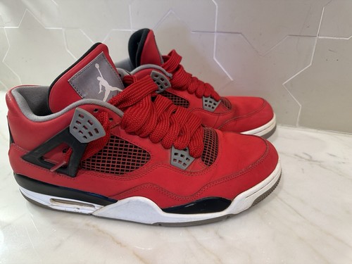 Jordan 4 Retro Toro Bravo 2013 308497-603 Men’s Size 12 Red Shoes ...
