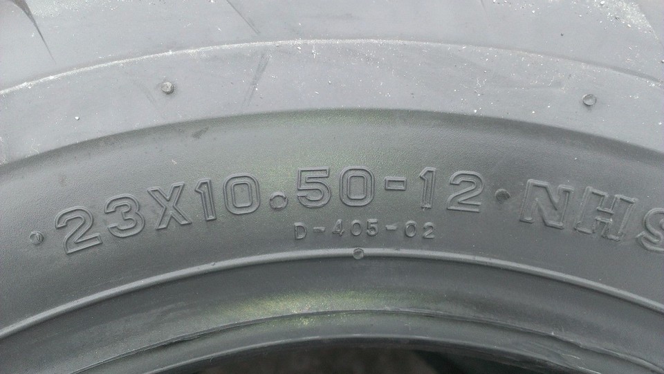 2 - 23X10.50-12 Deestone D405 6P Super Lug Tires AG 23x10.5-12 Tractor ...