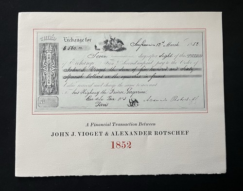 1852 Vioget & Rotschef Fort Ross Ephemera – Lawton Kennedy / Albert ...