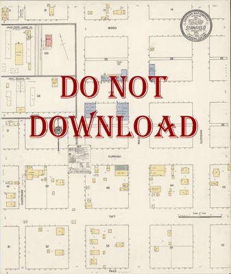 Poster 1910 Very Detailed COPY Map Stanfield Oregon Perfect for ...