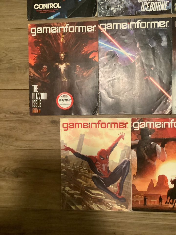 Game Informer Magazine Lot - 11 Issues from 2019 / Also from 2017, 2018 ...