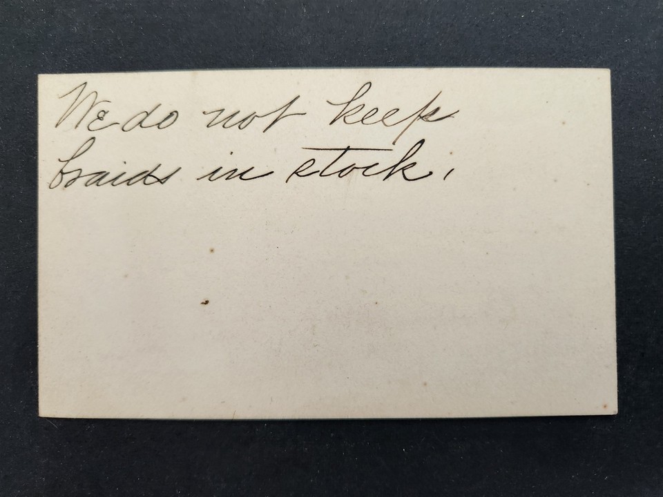 1880 antique McCARTHY'S boston ma LACE STORE business trade card ad | eBay