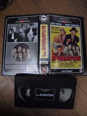Les Duraton de André Berthomieu avec Jean Carmet, VHS, Comédie, RARE ...