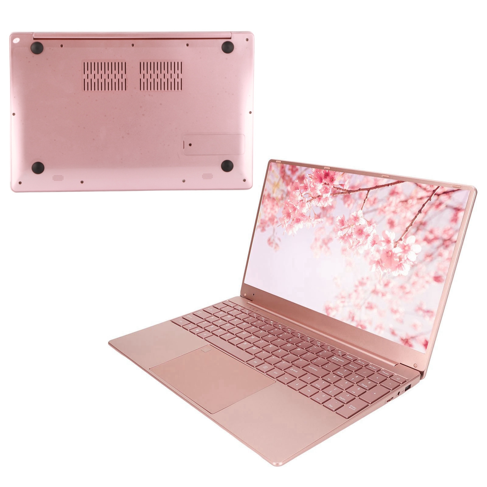 15.6in Laptop For Window11 For N5095 CPU Pink Laptop With Fingerprint ...