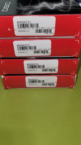 DSC PK5500 LOT OF 4 PowerSeries 64-Zone LCD Full-Message Keypad with ...