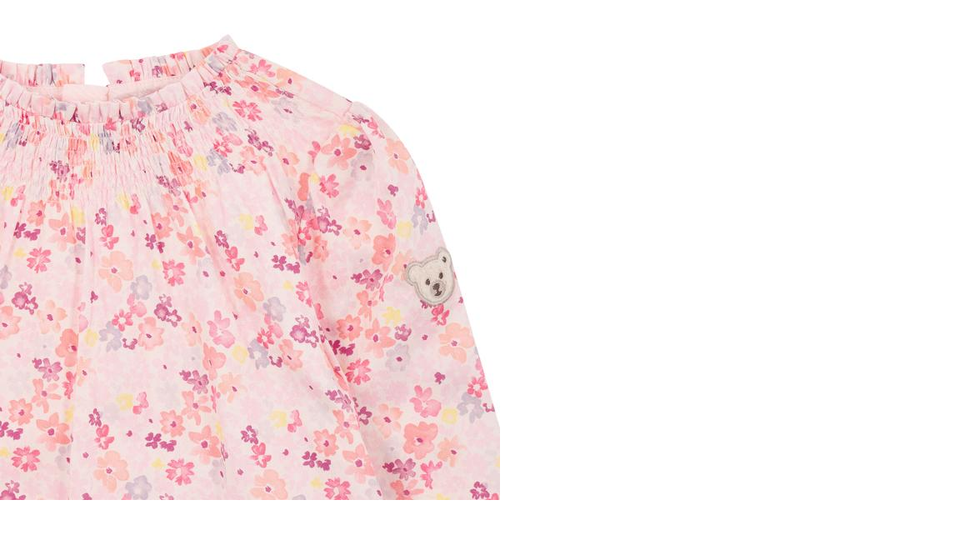 Steiff Ballet Core Tunic Blouse, Pink Floral Size 104-128 | eBay