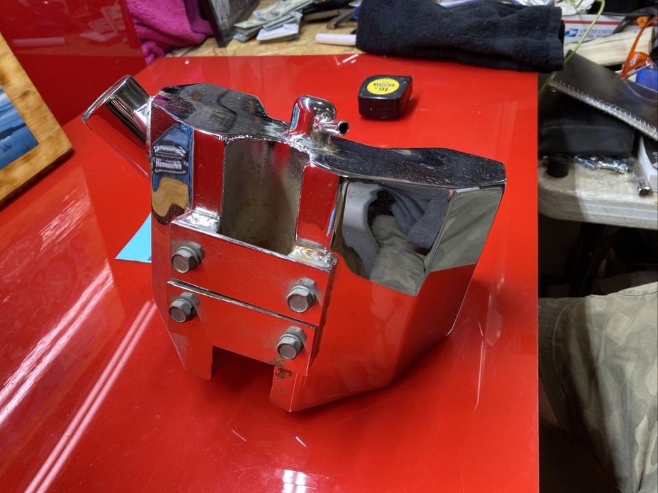 harley triumph honda chopper oil tank jammer aee santee Rigid Frame ...