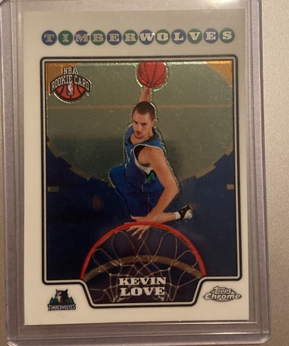 KEVIN LOVE ROOKIE CARD 2008 Topps Chrome Basketball RC Cavs ...
