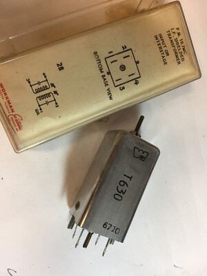 WORKMAN MODEL T 630 F.M 10.7 MC I.F. SHIELDED TRANSFORMER INPUT OR ...