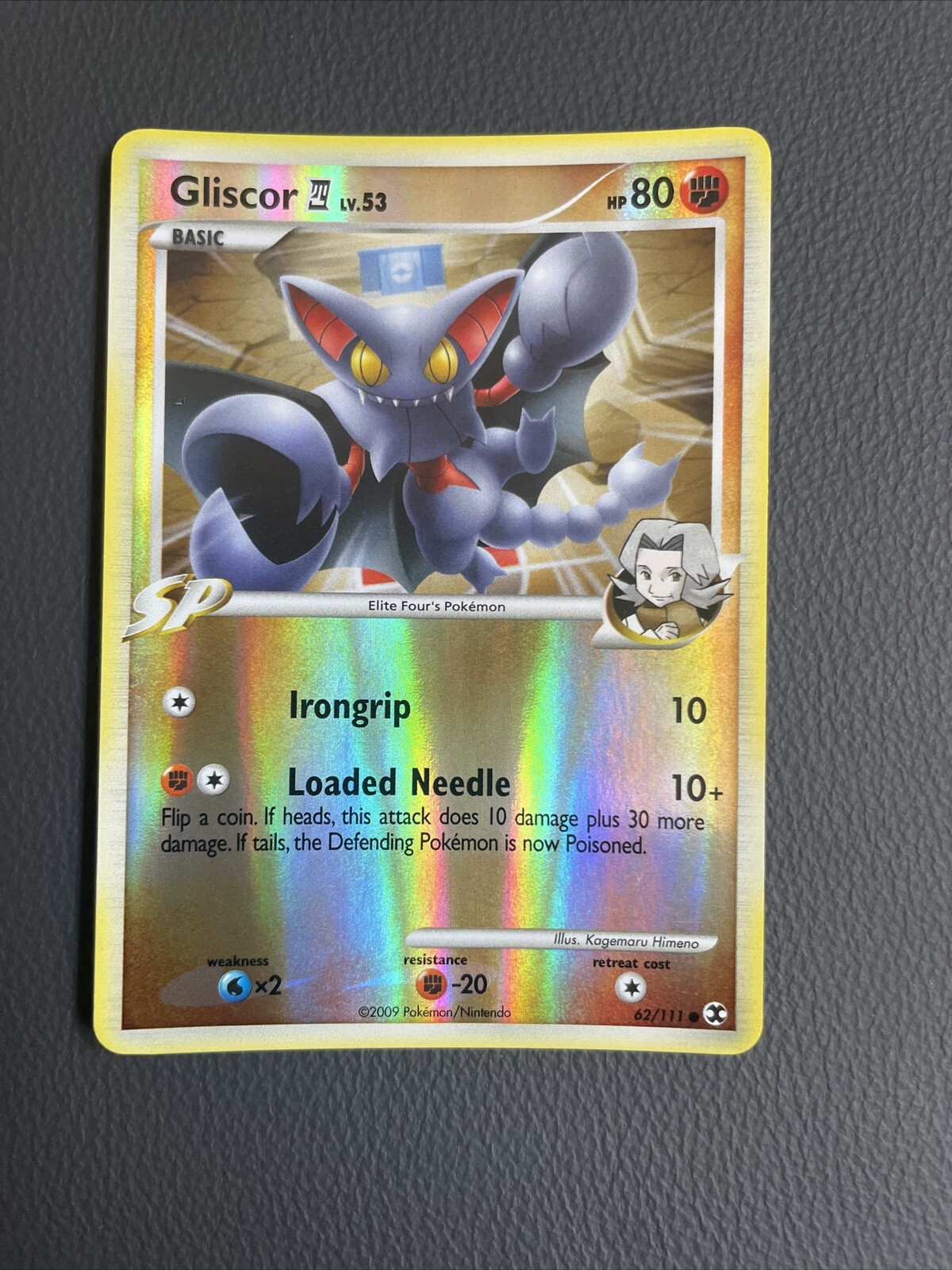 Gliscor 62/111 - Platinum Rising Rivals - Reverse Holo - Pokemon Card ...