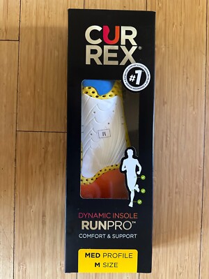 CURREX RunPRO Dynamic Insole Men or WomenMed Profile M Size | eBay