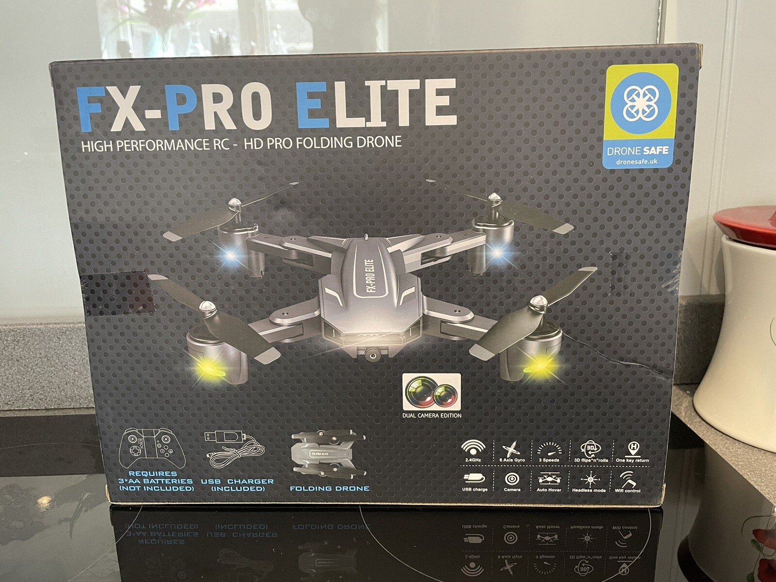 Drone FX PRO Elite Drone- Pro Combo Edition. brand new. bought in error ...