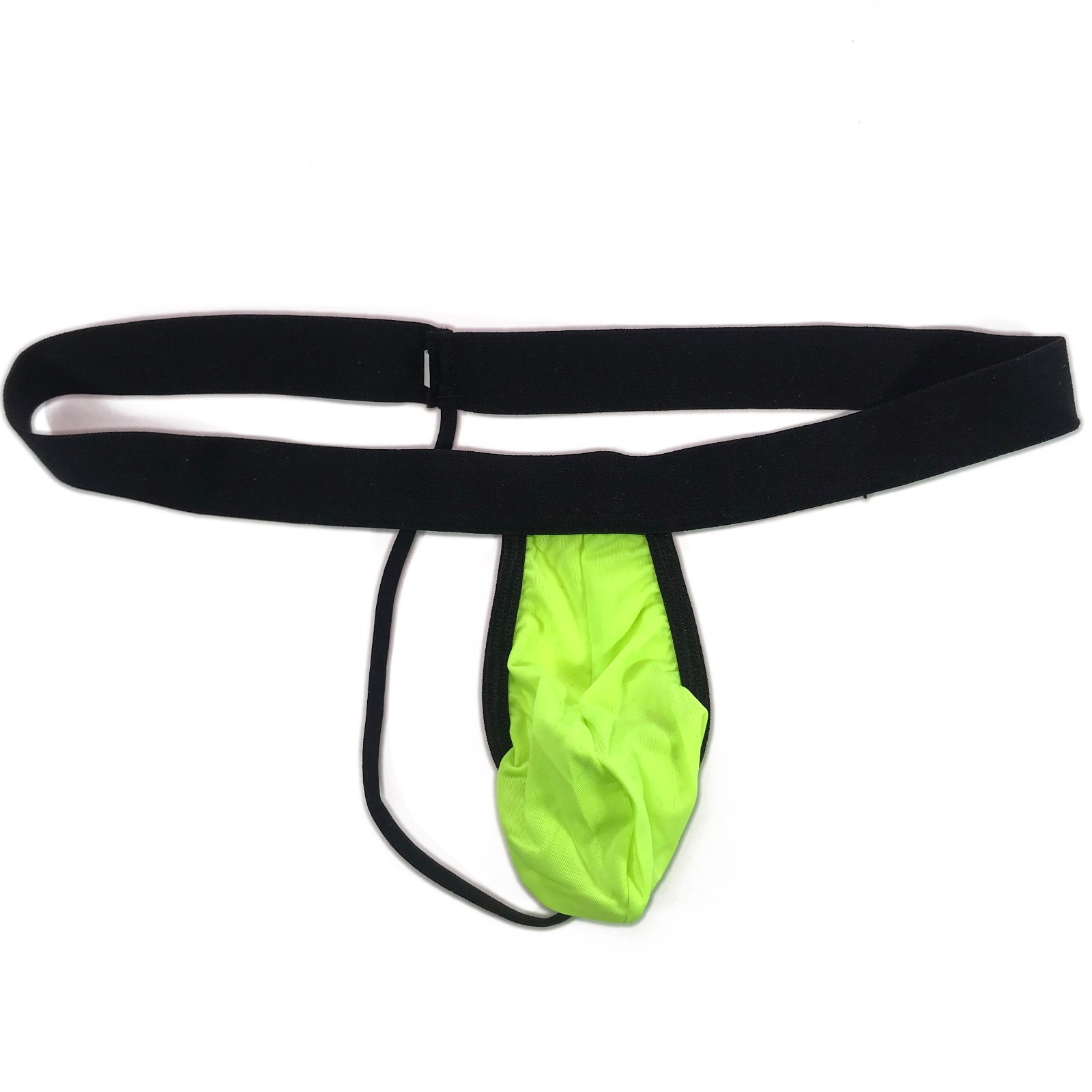 K1952 Mens Sexy Mini String Pouch Thong Soft Silky Thin Jersey Semi C ...