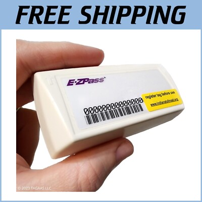 Compact E-ZPass Transponder 2-Pack - Works Seamlessly Across Indiana ...