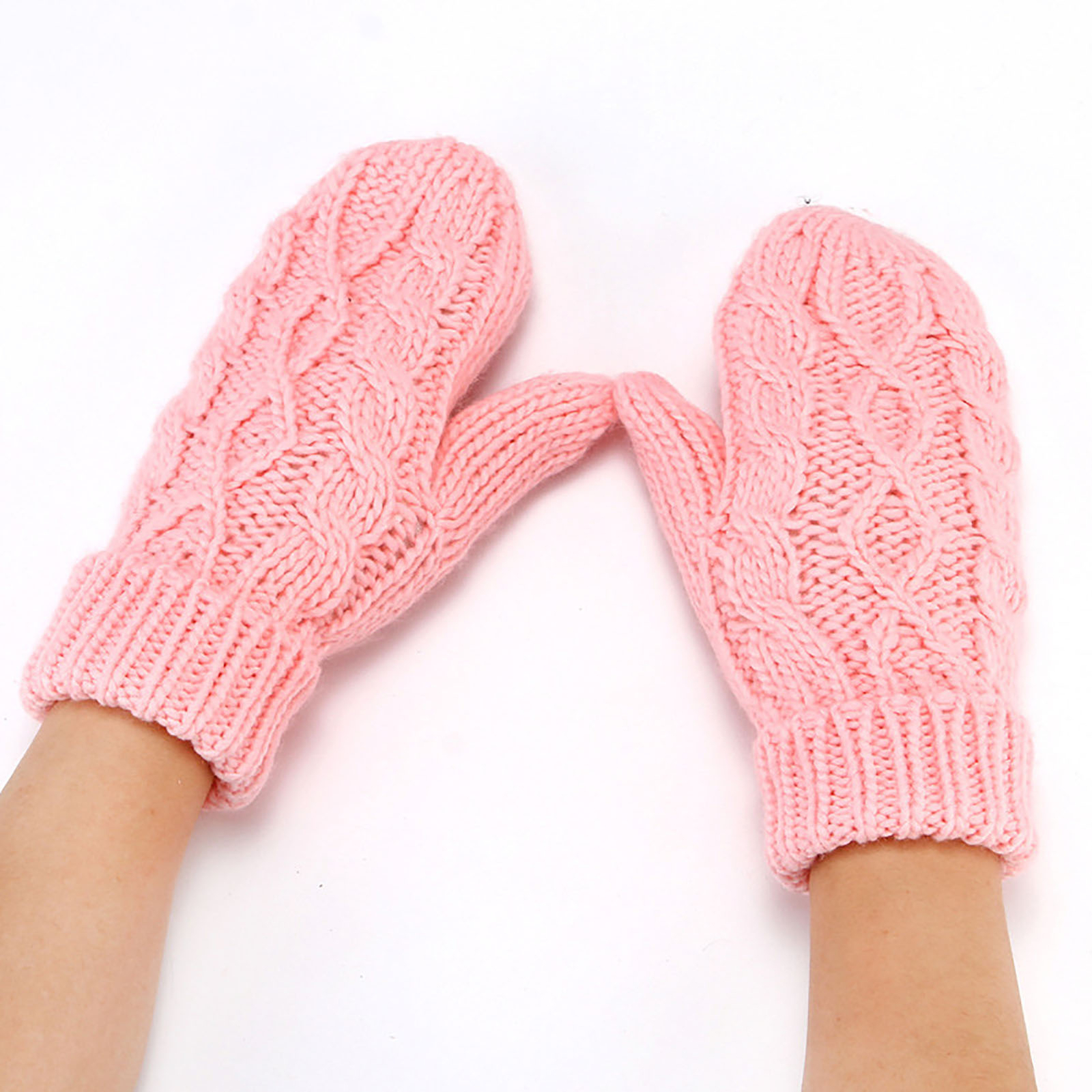 1 Pair Winter Mittens High Elasticity Hand Guards Unisex Winter Non ...
