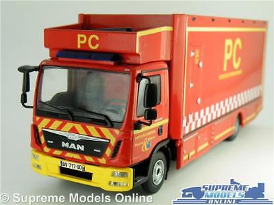MAN TGL FIRE ENGINE MODEL TRUCK 1:43 SCALE IXO POSTE DE COMMANDEMENT ...