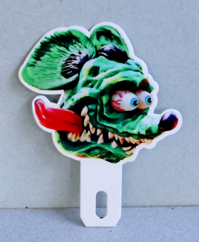 RAT FINK Figure License Plate Auto Topper Sign Hot Rod Rat Rod | eBay