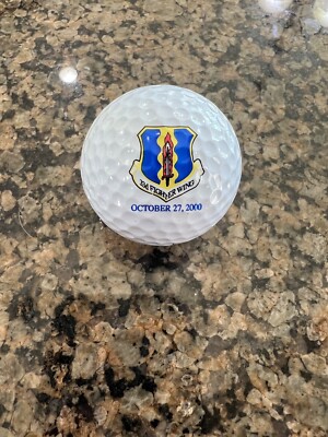 LOGO GOLF BALL-ORIGINAL -USAF 33D FIGHTER WING-OCTOBER 27, 2000-OLDER ...