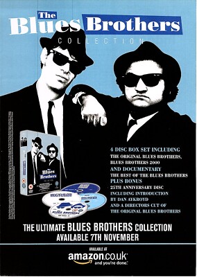 (MOJ11) ADVERT 11X9" THE BLUES BROTHERS COLLECTION | eBay UK