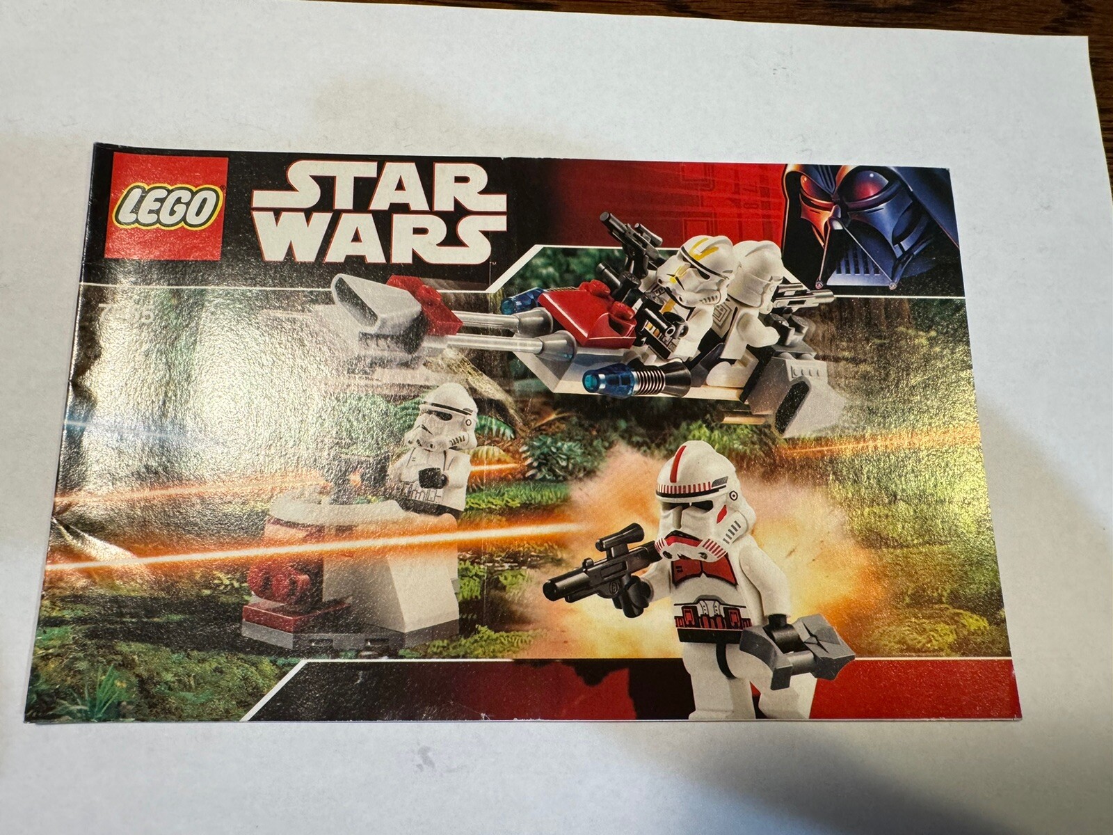 Lego Instructions 7655 Star Wars Clone Troopers Battle Pack 2007 | eBay
