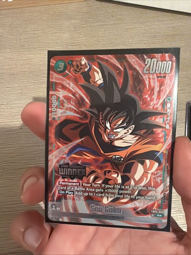 Dragon Ball Super - Fusion World: Son Goku - Winner Card FB05-053 (ENG ...