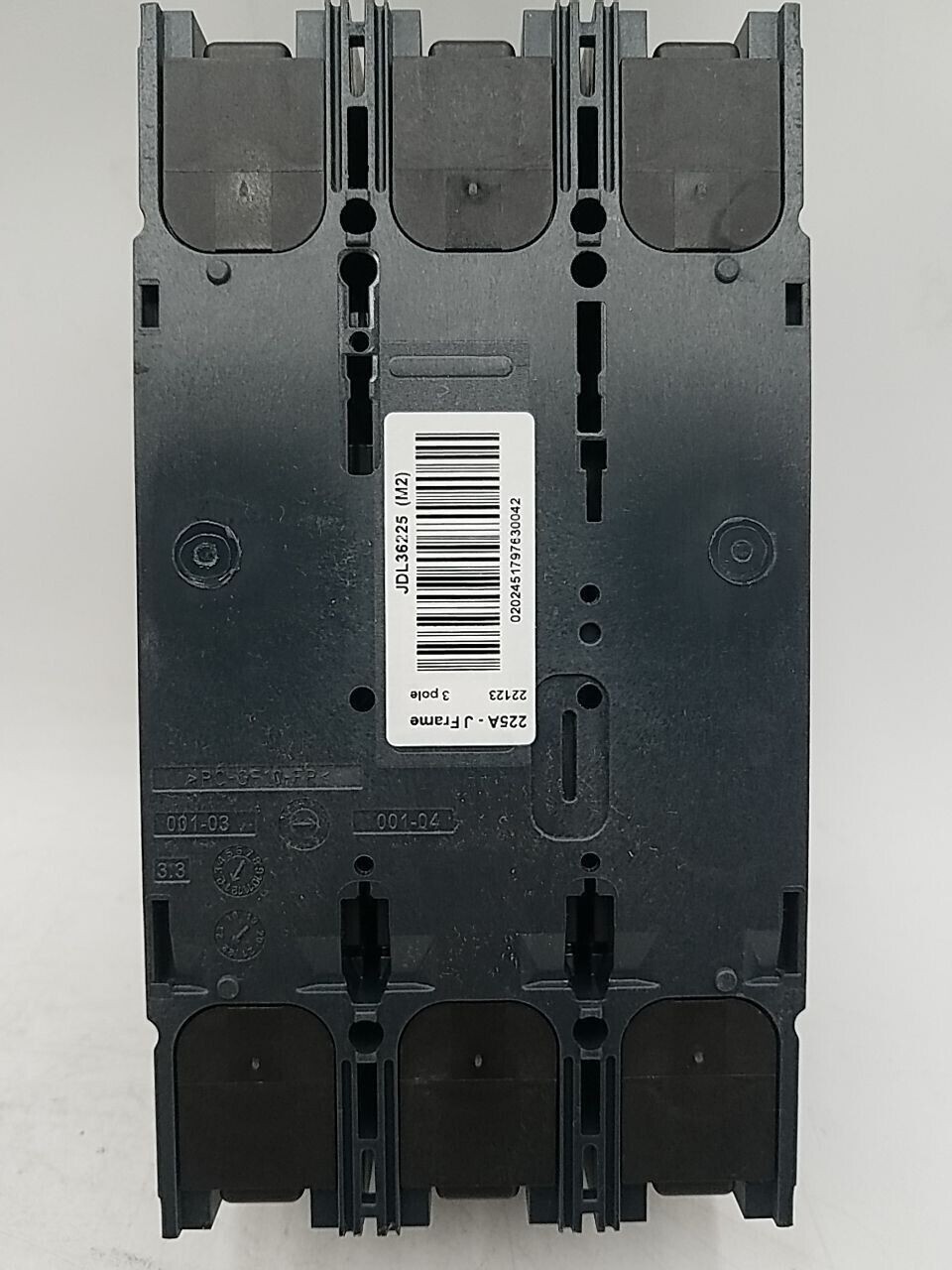 Square D JDL36225 Circuit Breaker 225A 3P 600V 3PH JDL 225 Amp 3 Pole ...