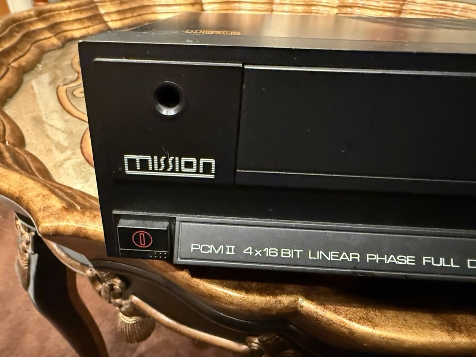 Mission PCM II CD Player Black Full Digital Processing Digital Output ...