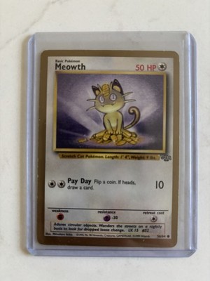 Meowth - (Gold Bordered Promo) 56/64 Miscellaneous Cards & Products ...