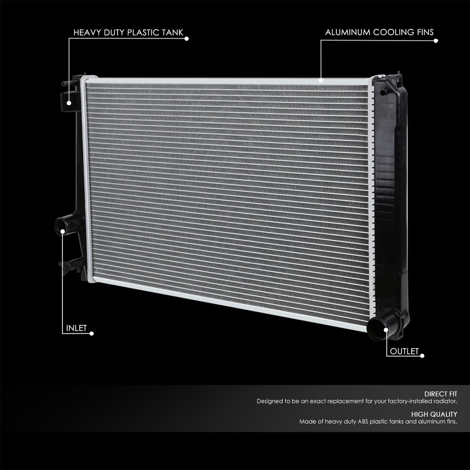 {DPI 2891} Aluminum Core High Flow Radiator for Toyota RAV4 2.4L/2.5L ...