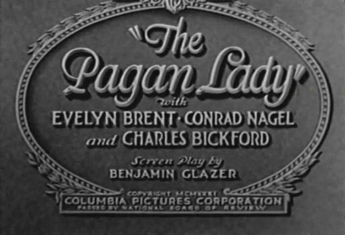 THE PAGAN LADY (1931) DVD EVELYN BRENT, CONRAD NAGEL | eBay